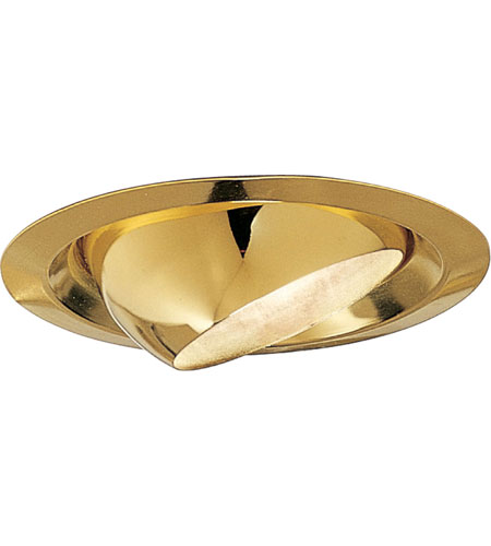 Progress P8076-10 Recessed Lighting Polished Brass Recessed Eyeball Trim