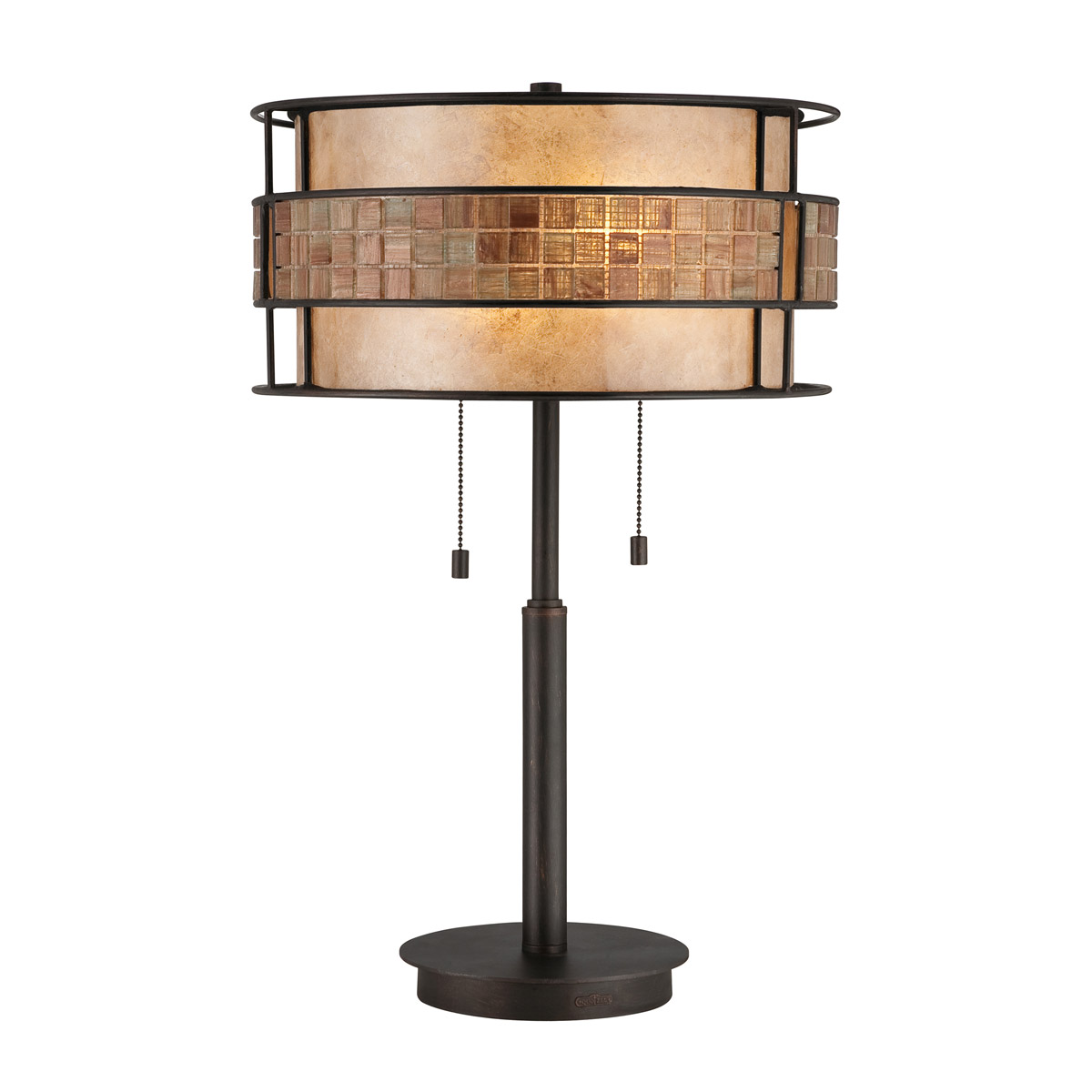 Copper table lamp, Tall table lamps, Art glass table lamp